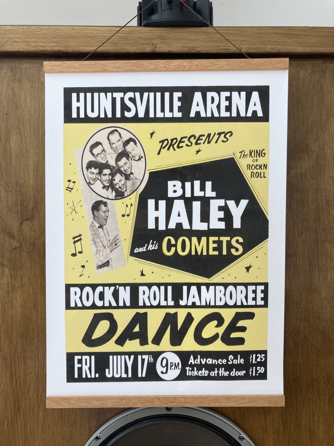 Bill Haley Huntsville Arena Poster - ROCKINITIS