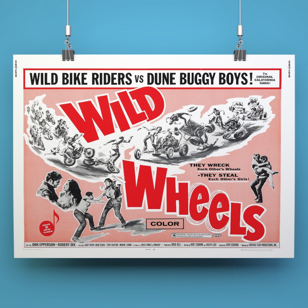 Wild Wheels Poster - ROCKINITIS